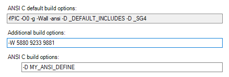Unable to resolve configuration with compilerPath "**/xxx-yyy-gcc.exe" when -W build option is ...
