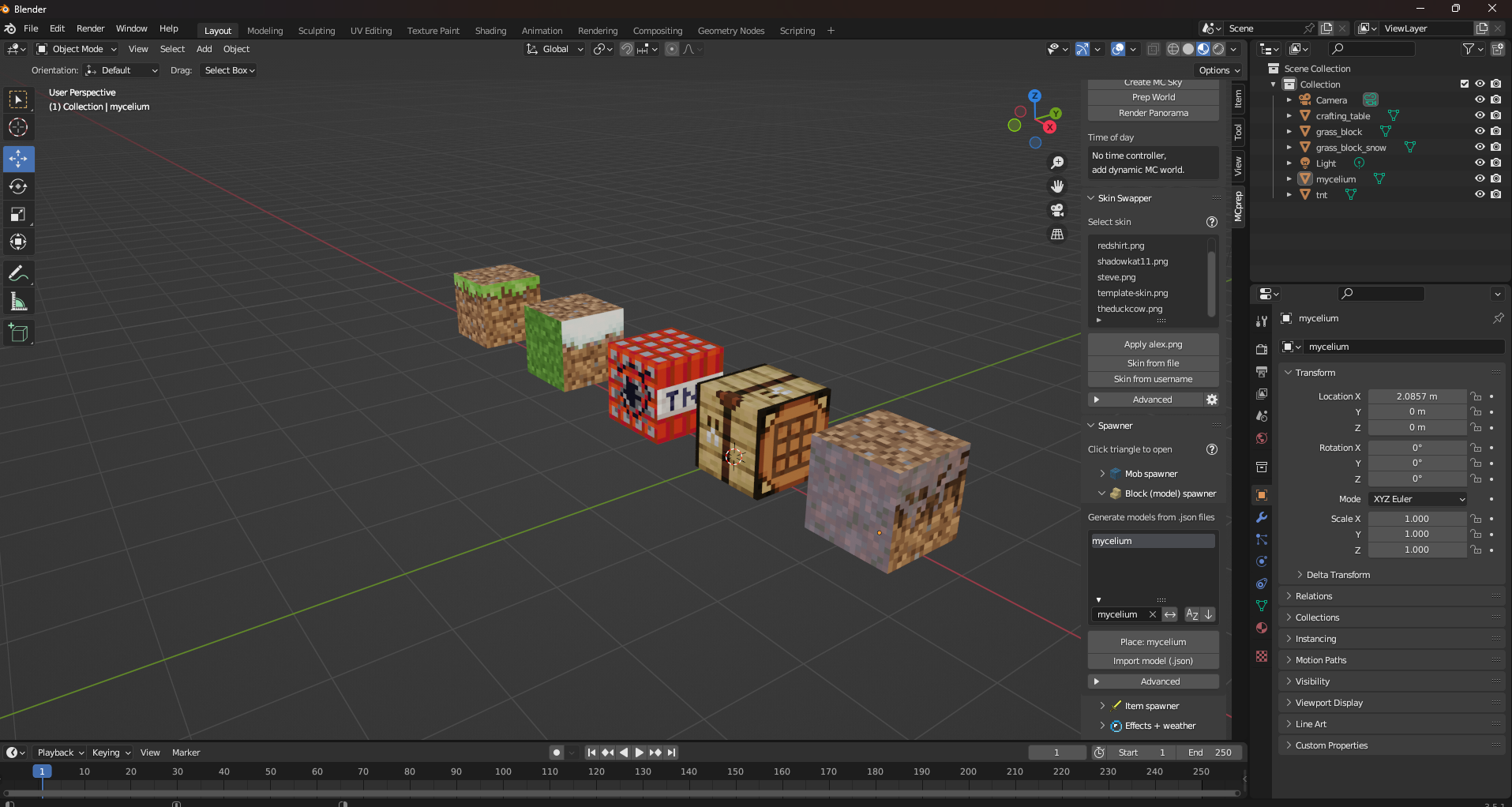 Mcprep spawning blocks with misplaced textures · Issue #437 · Moo-Ack ...