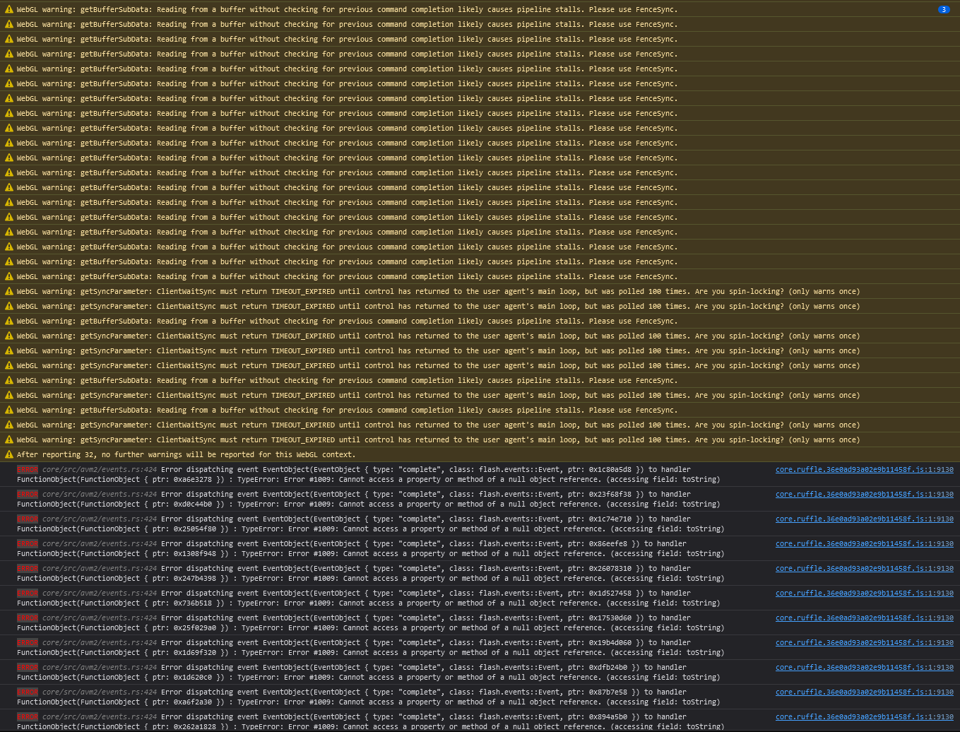 Skrillex Quest Fails To Display 3d Content Alternativa Engine · Issue 13362 · Ruffle Rs 