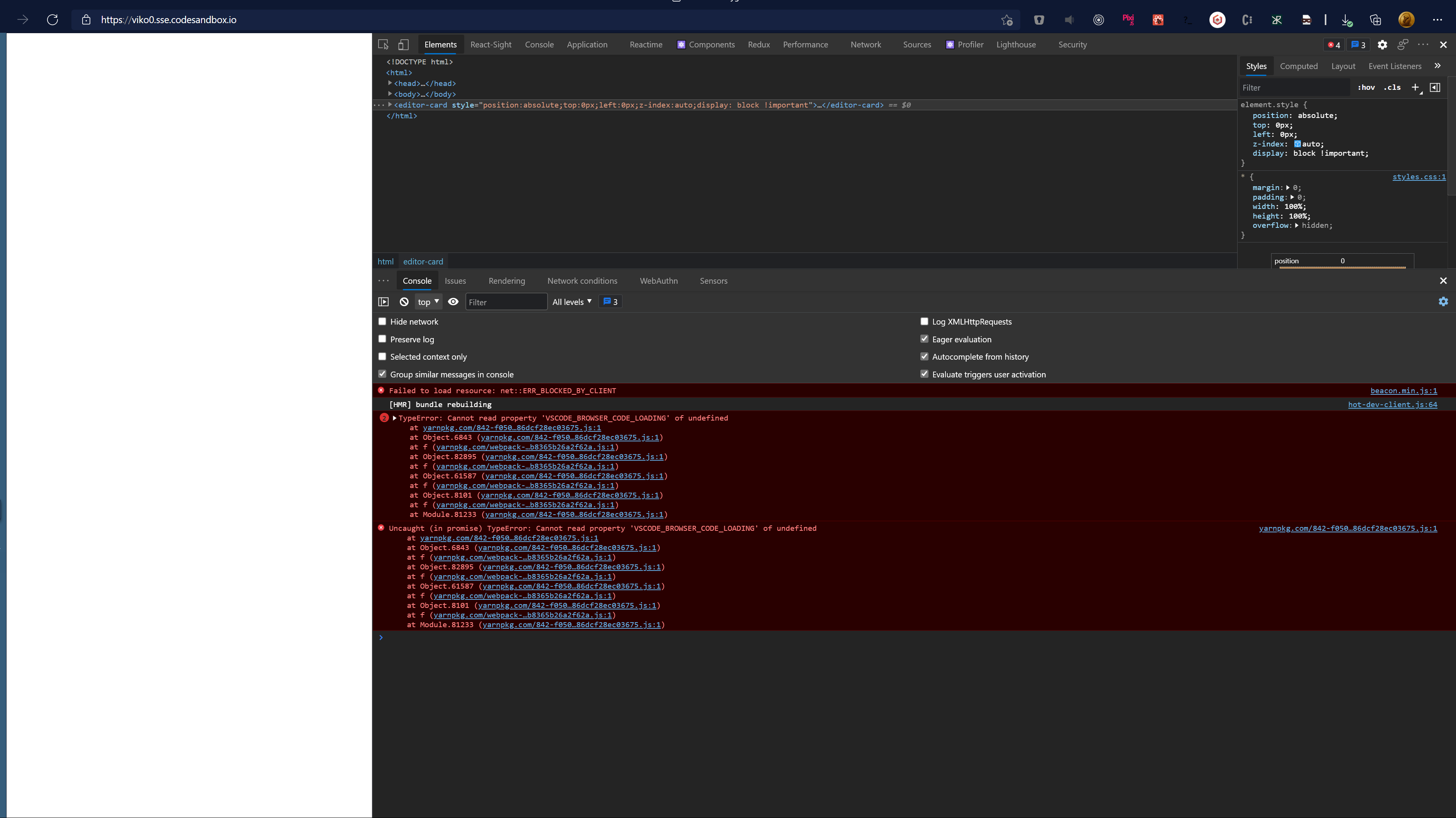 [Bug] Sherlock playground is down · Issue #3040 · yarnpkg/berry · GitHub