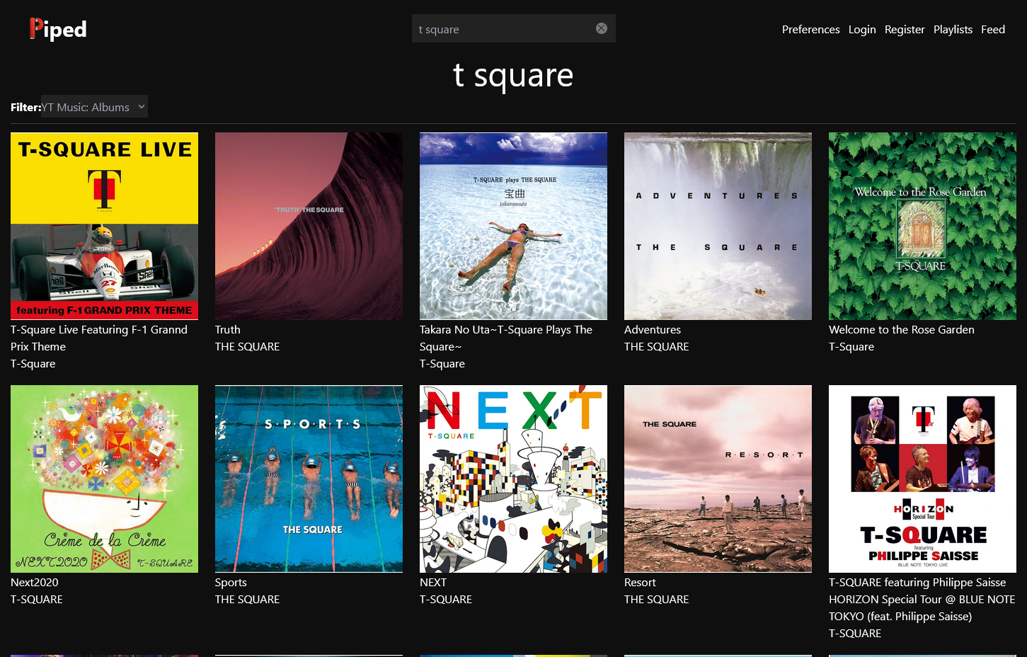 Feature Request Search Filter For Youtube Musics Auto Generated Playlists Albums · Issue 