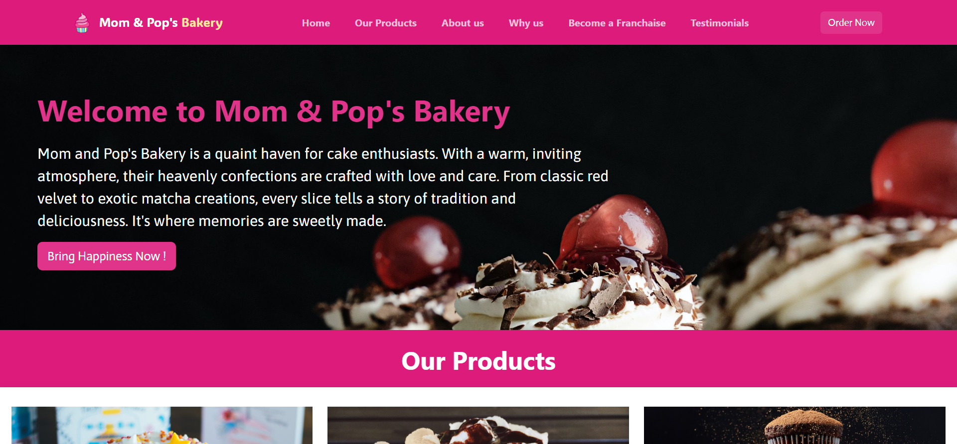 GitHub - RanitManik/Mom-and-Pops-Bakery: Welcome to the Mom & Pop's Bakery Website repository ...