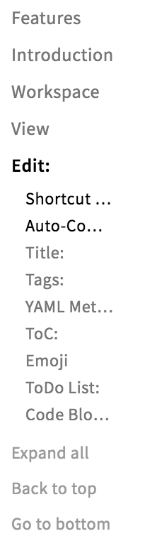 Feature request: Popup Outline Title · Issue #781 · hackmdio/codimd · GitHub