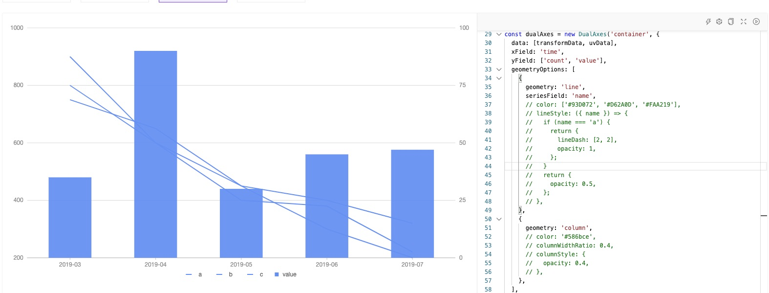 柱线混合图默认颜色问题 · Issue #1806 · antvis/G2Plot · GitHub