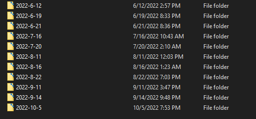 Create A Folder In The Format Year month day And Save The Screenshot 