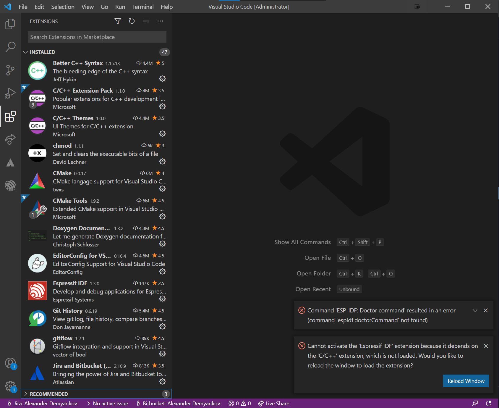 restart Visual Studio Code and run this wizard again. (VSC-812) · Issue ...
