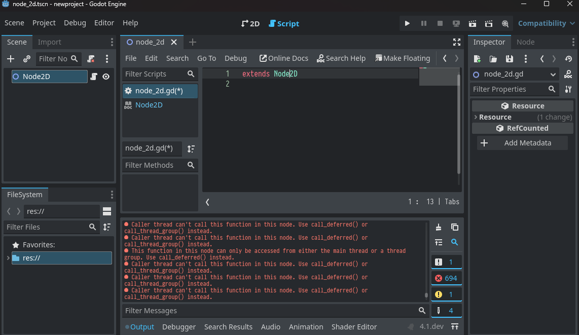 Using built-in Help will spam you with error logs · Issue #77178 ...