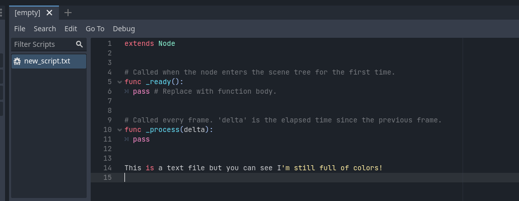 Can't save txt file in Editor · Issue #80167 · godotengine/godot · GitHub