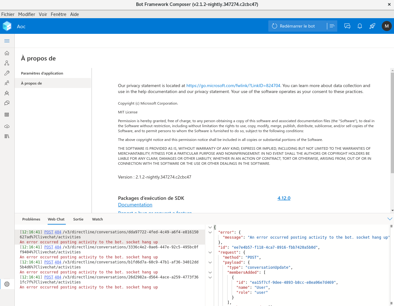 New version "2.1.2-nightly.347274.c2cbc47" not working with existing project · Issue #9557 ...