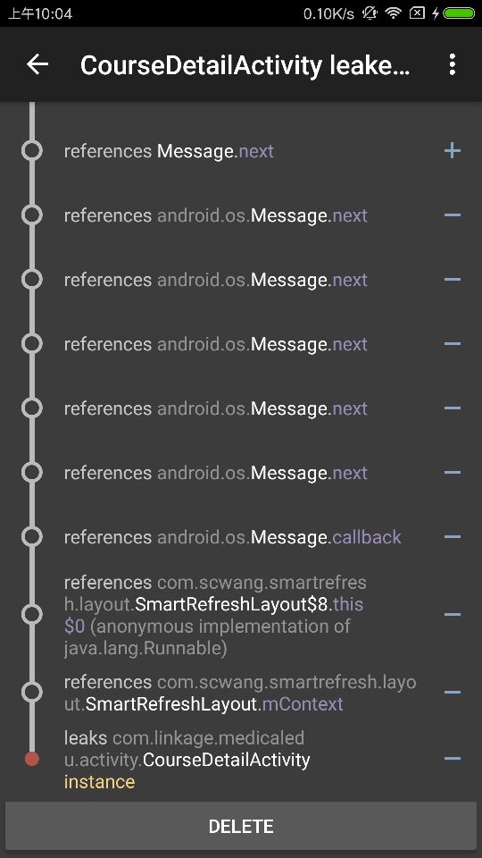 遇到内存泄露问题，请看详情！ · Issue #99 · scwang90/SmartRefreshLayout · GitHub