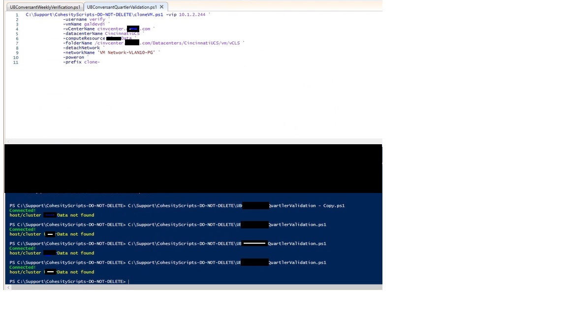 Unable to find cluster · Issue #114 · bseltz-cohesity/scripts · GitHub Unable to find cluster · Issue #114 · bseltz-cohesity/scripts · GitHub