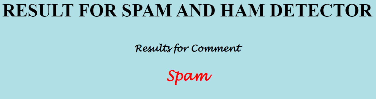 Github Webwonders414spam And Ham Message Detector Python Project