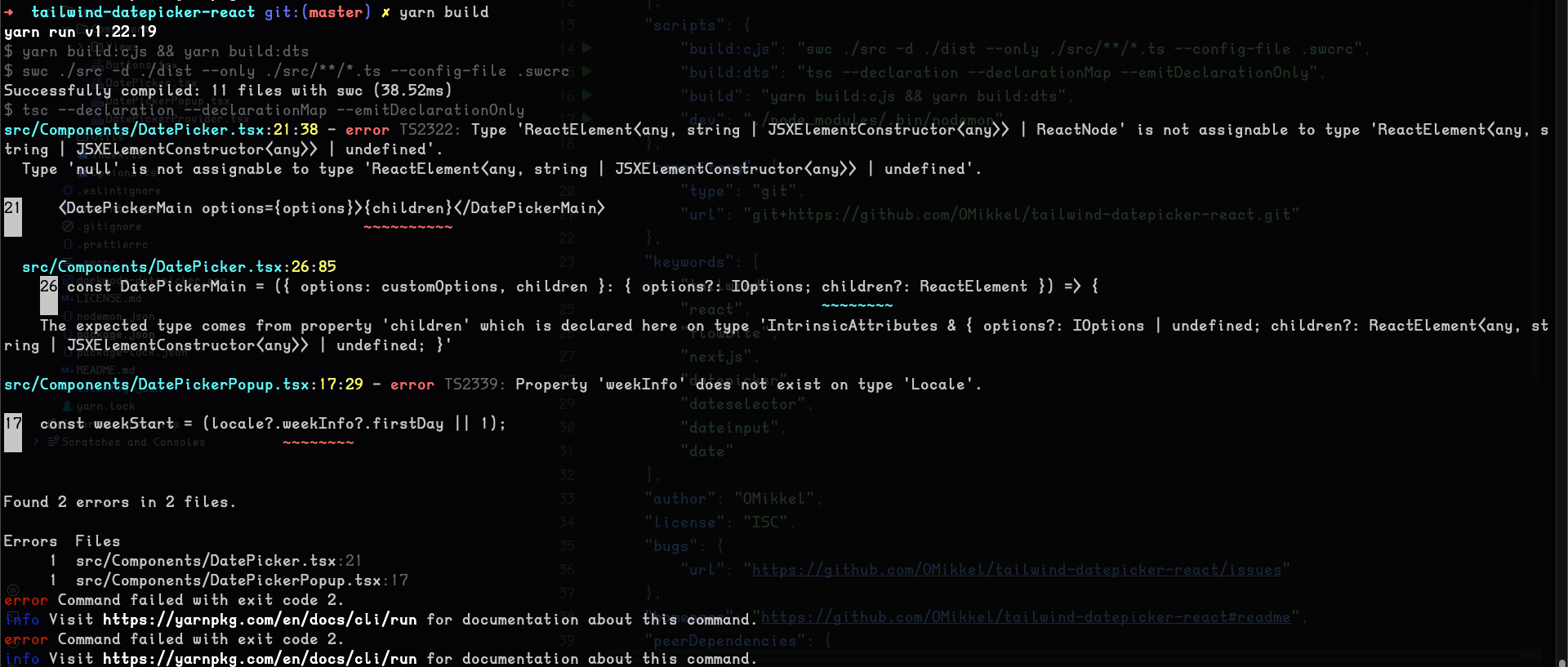 Cannot Be Used With Typescript · Issue 19 · Omikkel Tailwind Datepicker React · Github