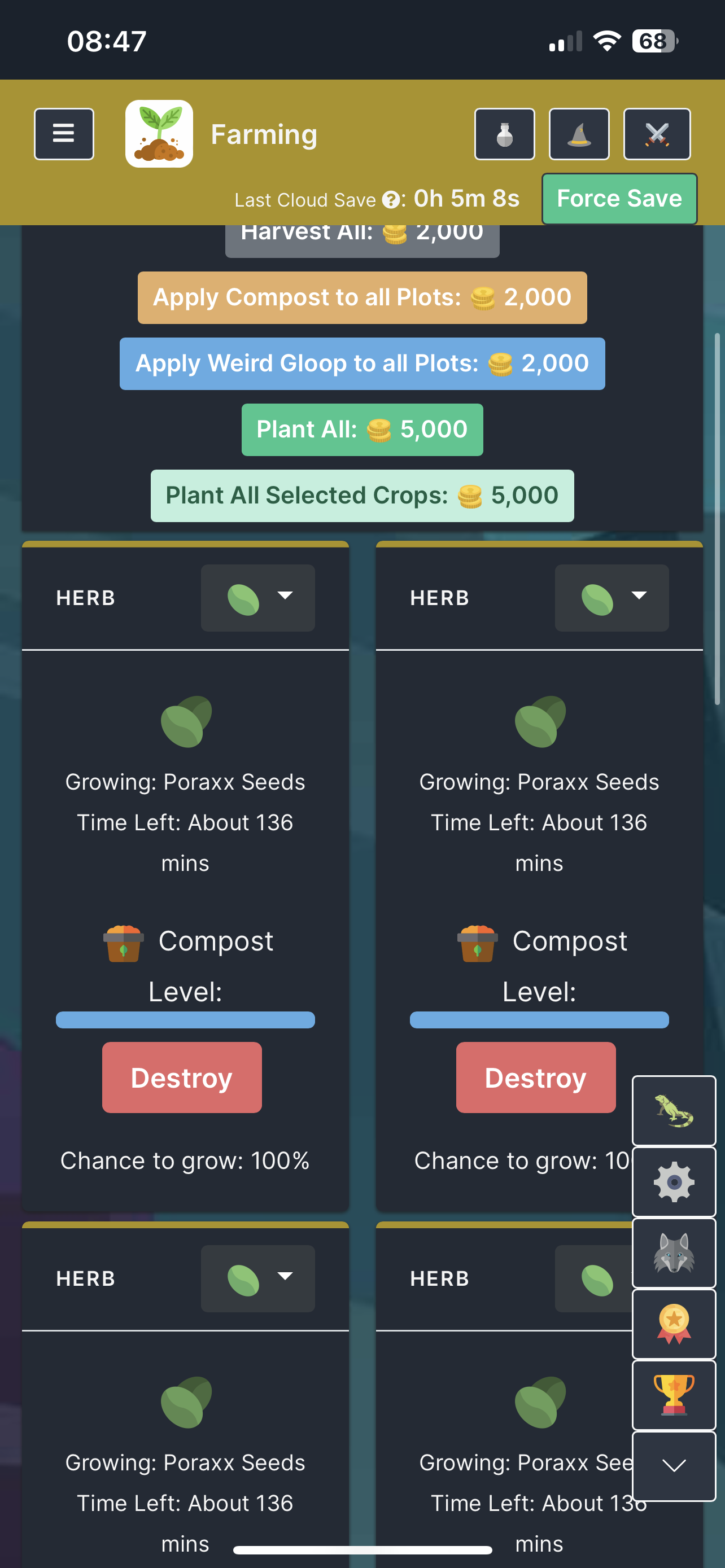 Bug Progress For Crops And Township Stop While Not In Game Mobile · Issue 3483 