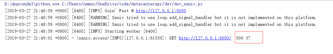@app.exception(ServerError) not work · Issue #1540 · sanic-org/sanic · GitHub