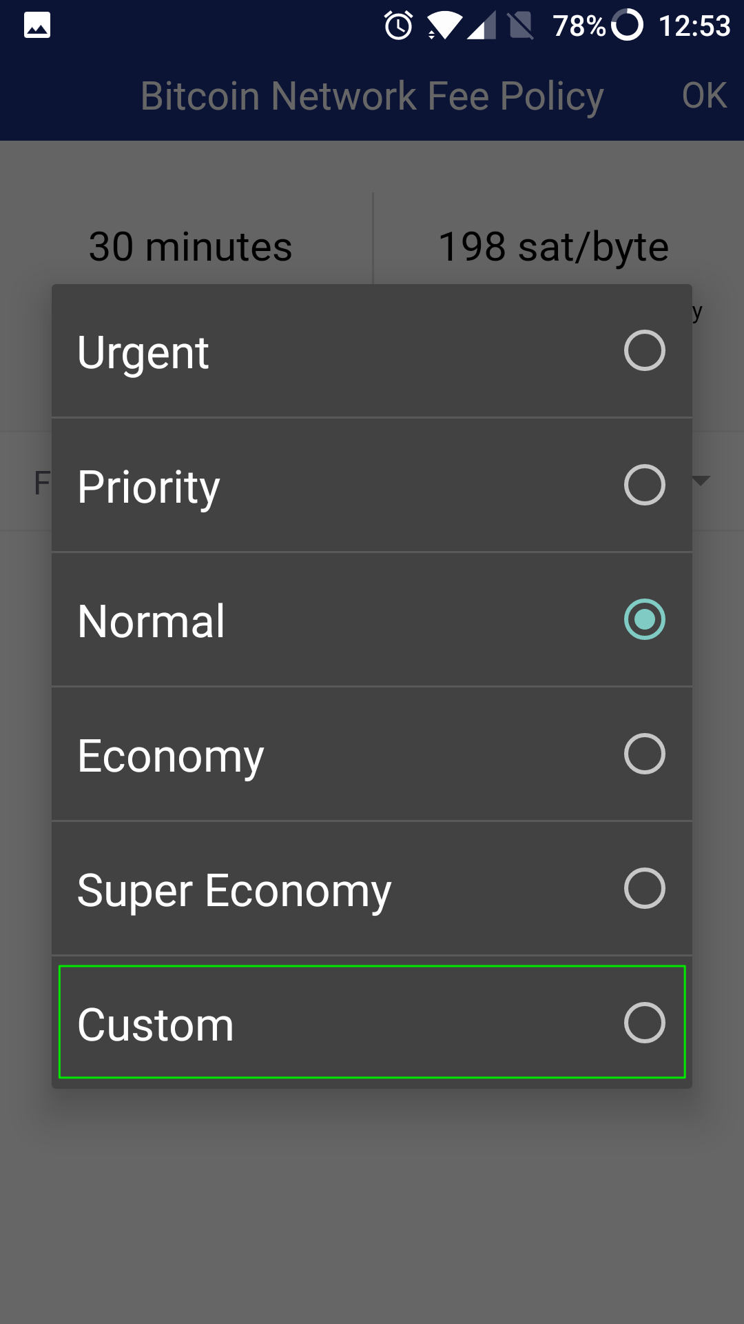 Advanced User Fee Control (formerly "Manual Override Dynamic Fee") · Issue #3111 · bitpay/wallet ...
