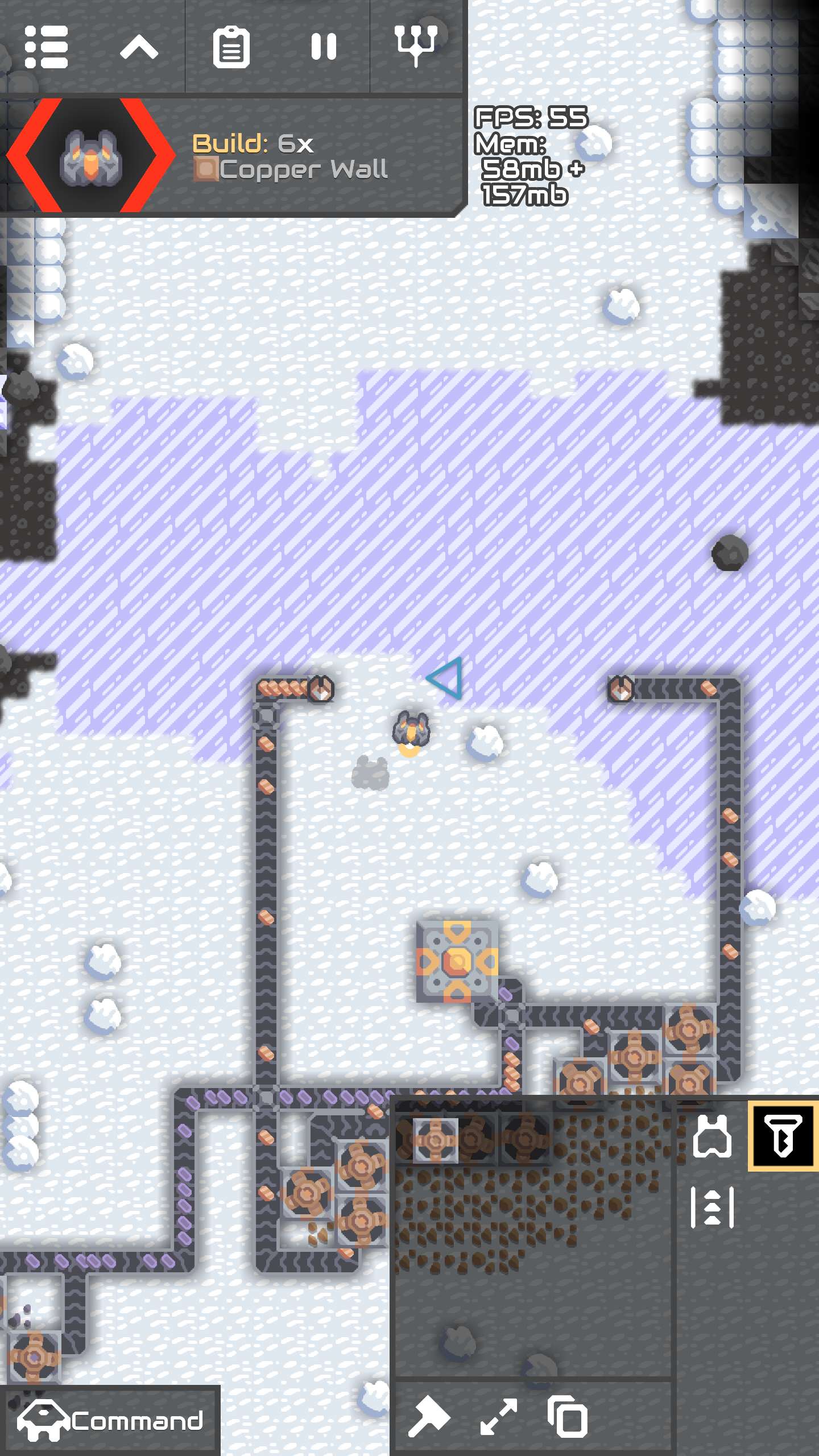 In ground zero,one of mission is build 6 copper wall,but no wall to make it! · Issue #8791 ...