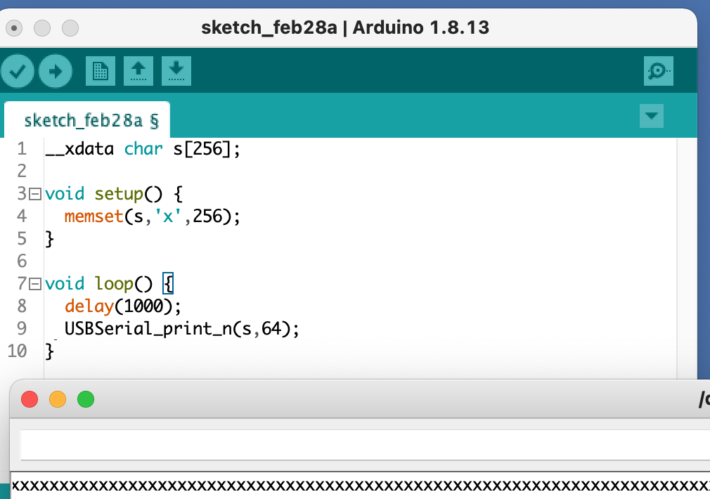 Cannot Send Blocks Of 64 Bytes On Usbserial · Issue 121 · Deqingsun Ch55xduino · Github