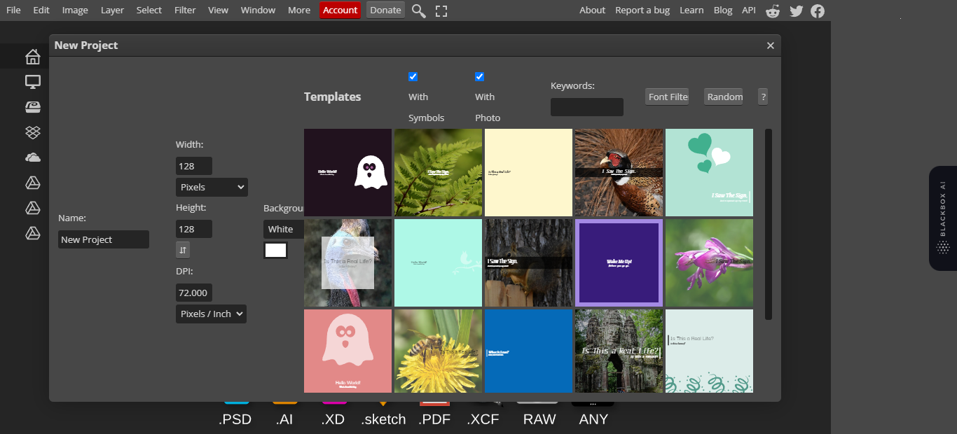 Very disaligned GUI · Issue #5825 · photopea/photopea · GitHub