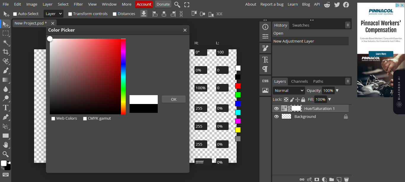 Very disaligned GUI · Issue #5825 · photopea/photopea · GitHub