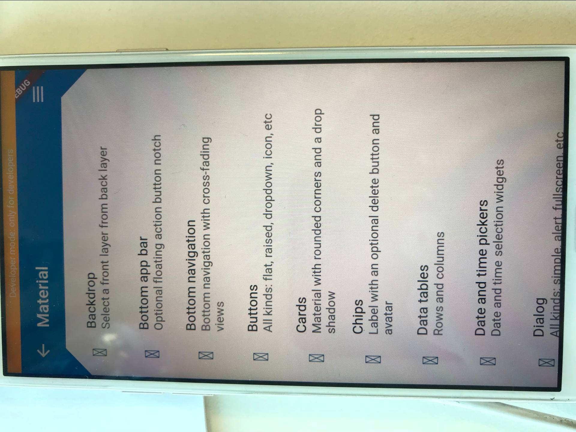 Does The Gallery Demo Display Correctly · Issue 17242 · Flutterflutter · Github