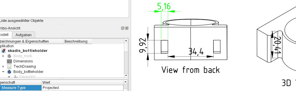 Problem Techdraw Measure Type True Always Returns 0 · Issue 8203 · Freecadfreecad · Github 