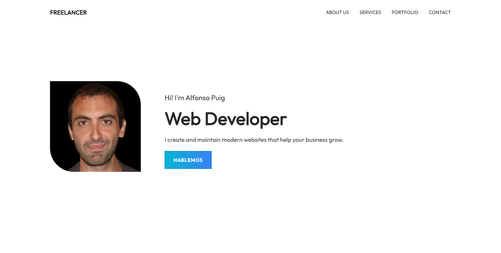 GitHub - alfonsopuig/freelance-template: Freelancer is a startup template for entrepreneurs or ...