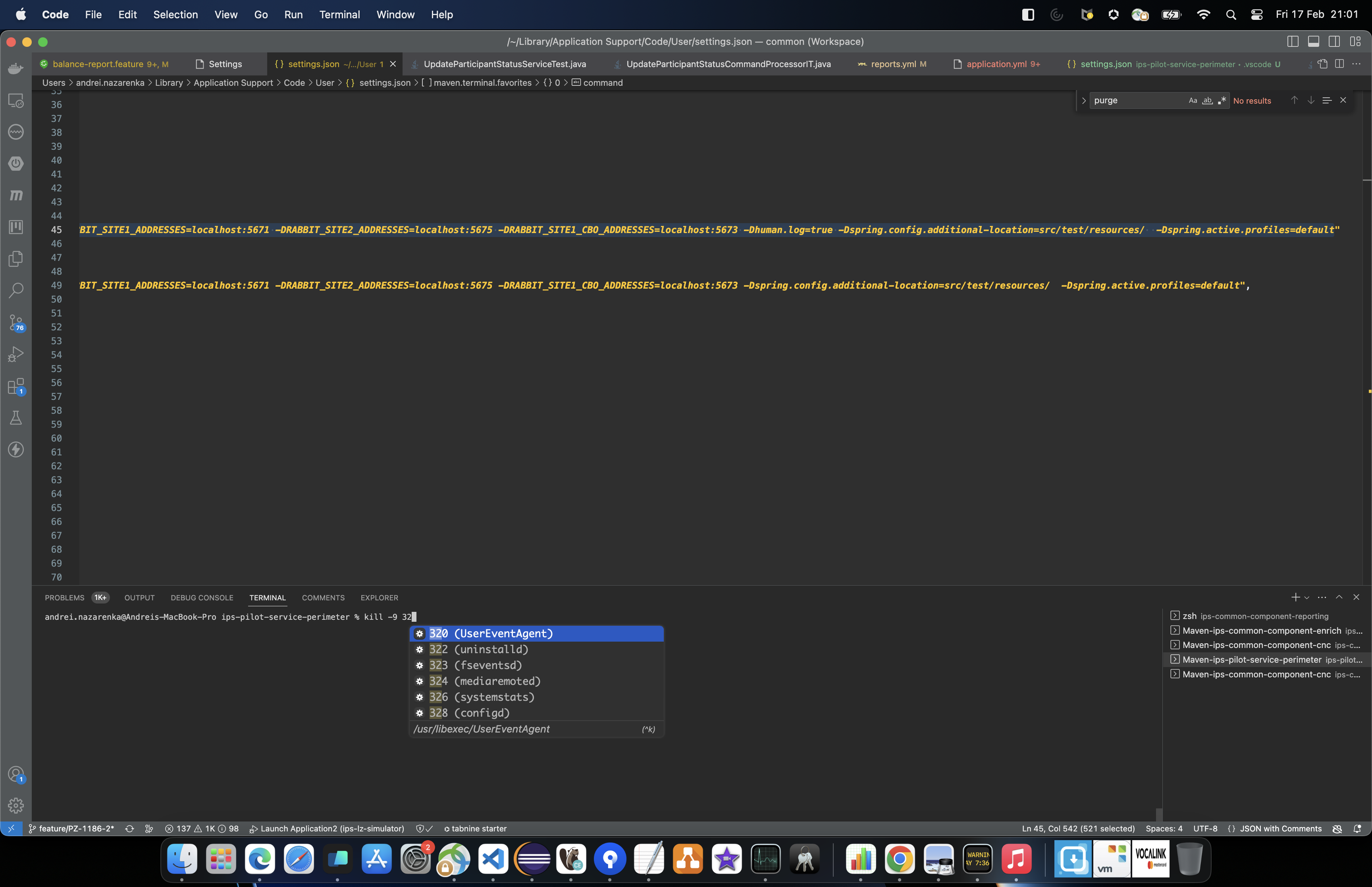 Terminal command suggestion does not complete properly by 'Enter ...