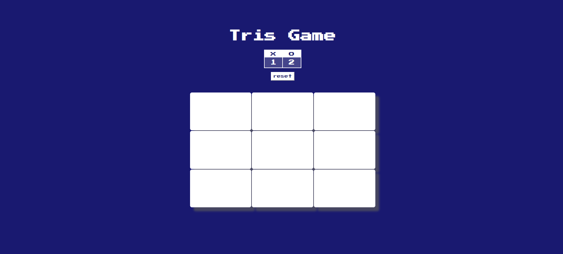 GitHub - bdetoni24/TrisGame: During my PCTO i made an website emulator for the Tris game with ...