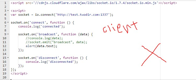 socket io client side not working on host · Issue #3517 · socketio/socket.io · GitHub