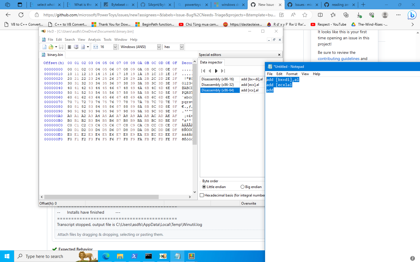 Incorrect text output · Issue #27936 · microsoft/PowerToys · GitHub