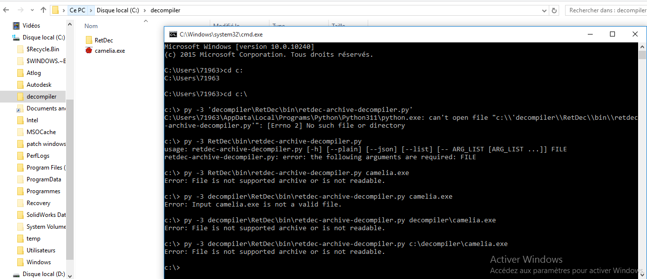 How to install and run RetDec in Windows? · Issue #547 · avast/retdec ...