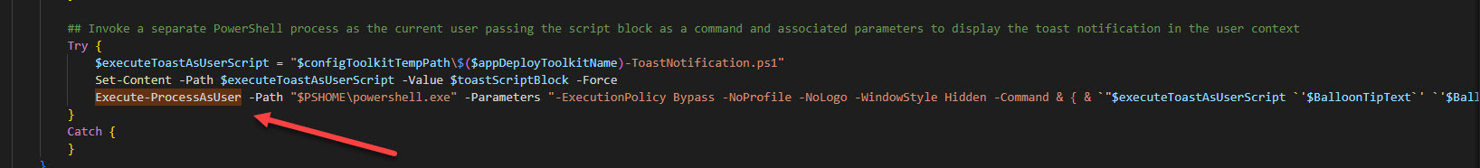 Show-BalloonTip not showing when running script as another user · Issue #741 ...