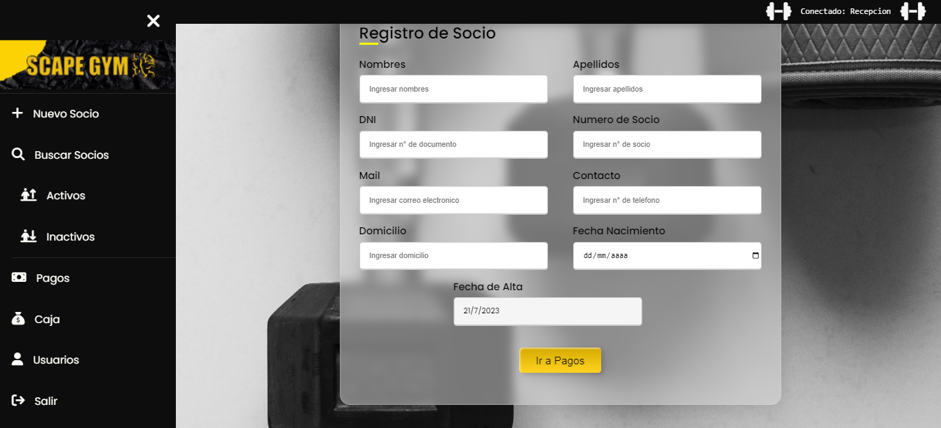 GitHub - marianos1988/sys-gym: Sistema de administracion de Socios en un Gimnasio
