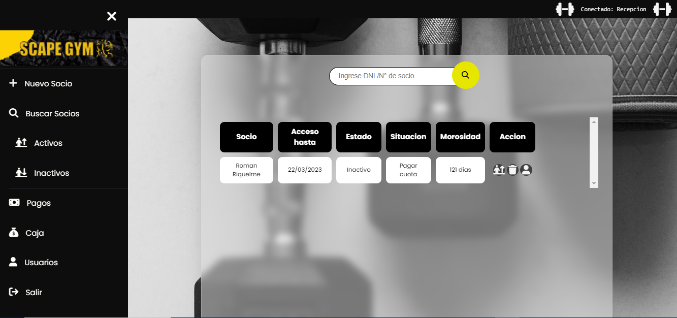 GitHub - marianos1988/sys-gym: Sistema de administracion de Socios en un Gimnasio