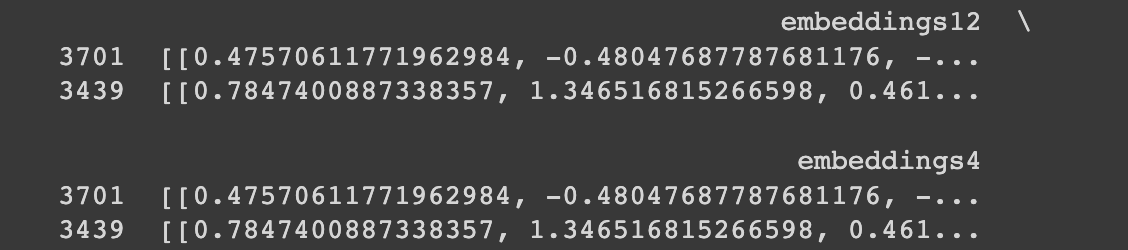 How to get the last 4 Hidden states from the feature extraction ...
