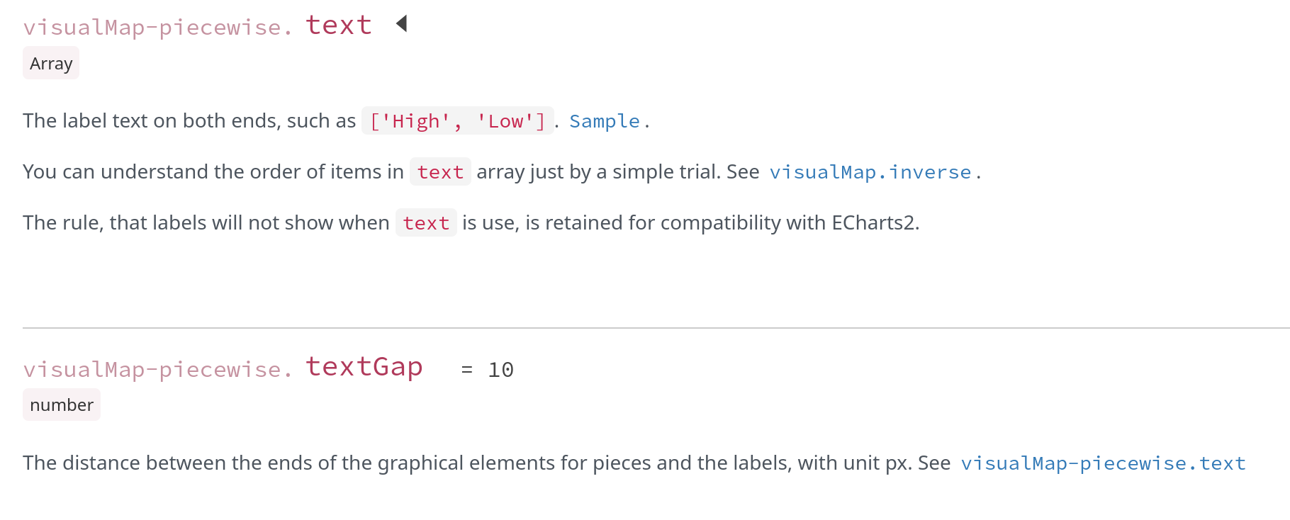 [Bug] visualMap.textGap has no effect on the gap of visualMap.text · Issue #16706 · apache ...