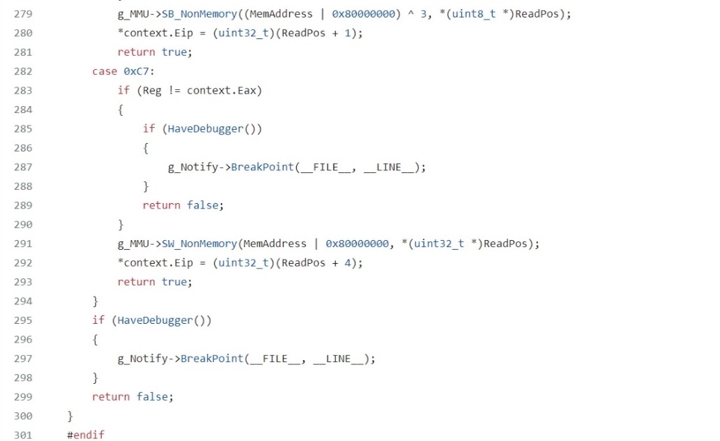 [Bug]: Memory Exception Filter cpp 297 · Issue #2371 · project64 ...