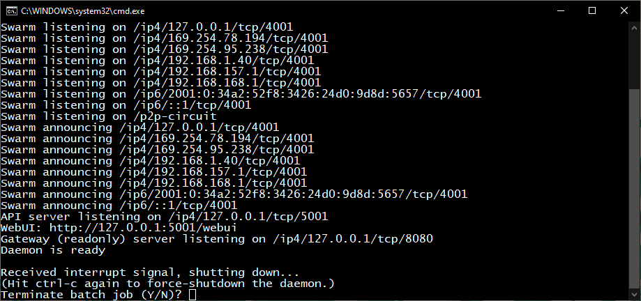 When double-clicked on Windows, ipfs.exe should start the daemon · Issue #6633 · ipfs/kubo · GitHub