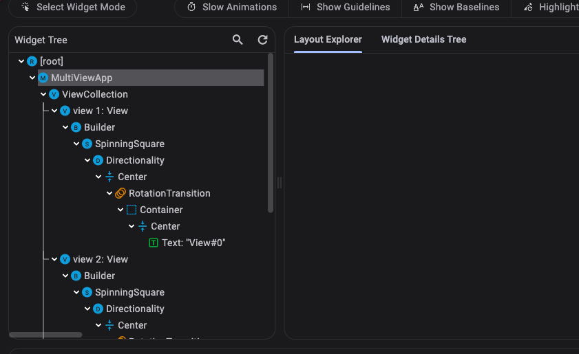 Certain New Multi View Widgets Don T Work With Layout Explorer · Issue