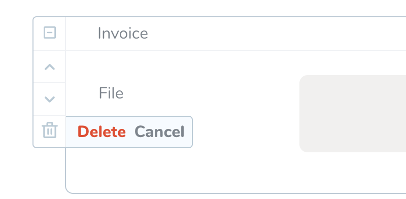 Move the confirm delete button · Issue #106 · whitecube/nova-flexible ...