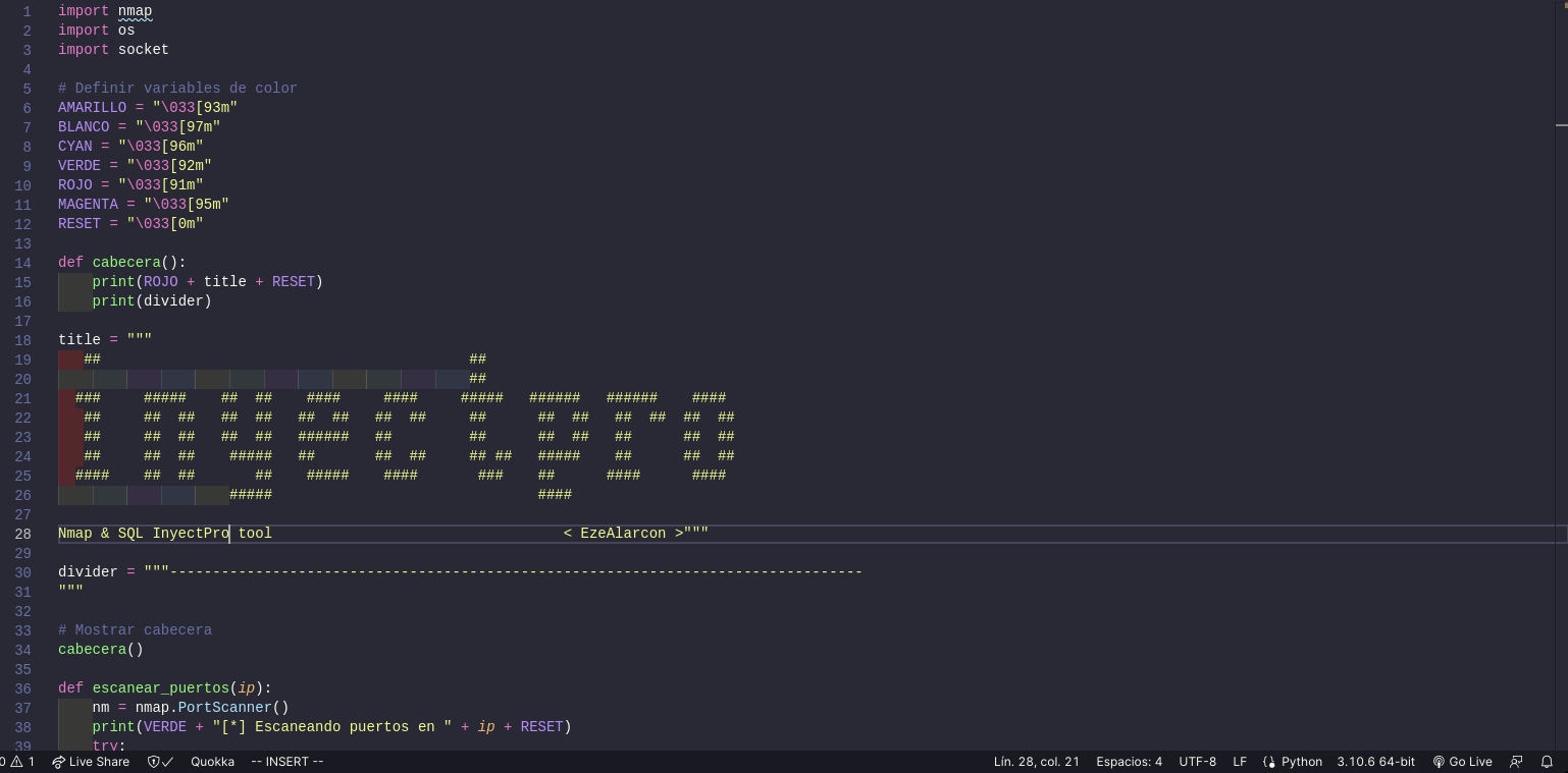 Github Ezealarconinyectpro Automatiza La Seguridad Con Nmap Y Pruebas Sql Con Sqlmap En Una