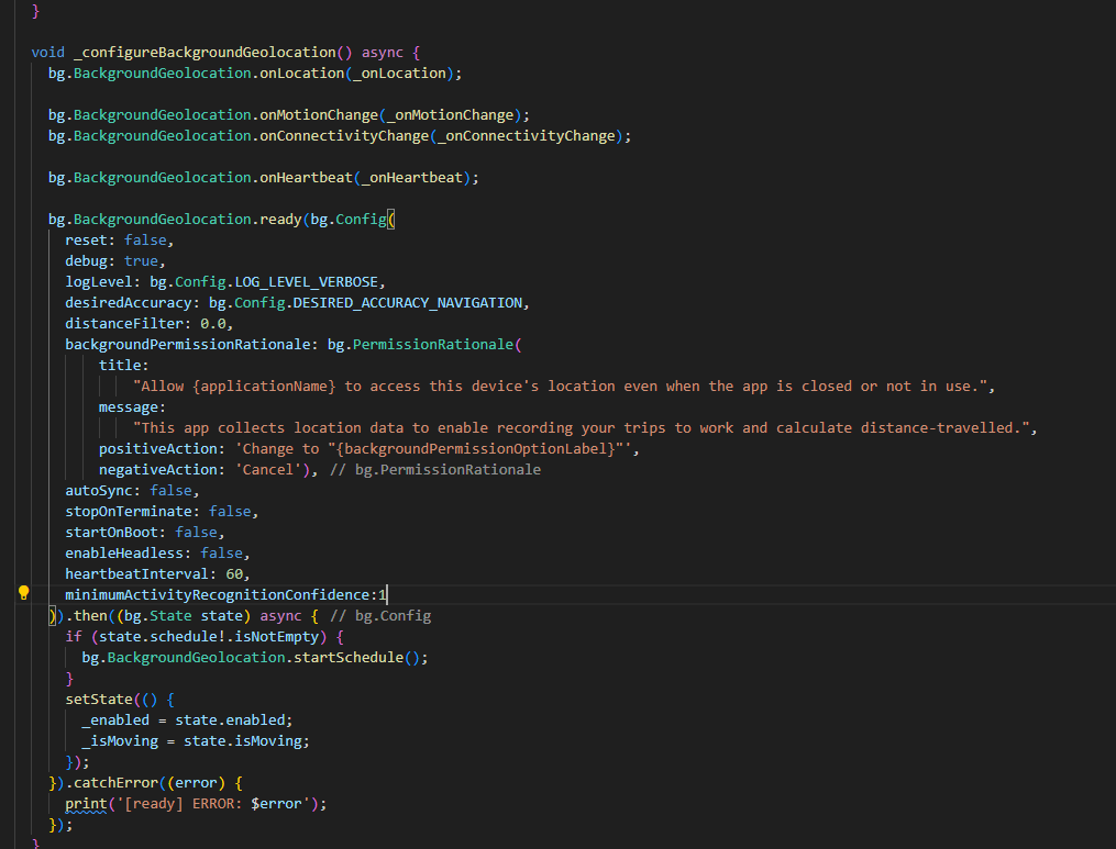 Offline Location Fetching Is Not Working In Debug Mode · Issue 1073 