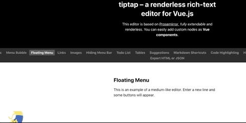 BubbleMenu and FloatingMenu do not work now. · Issue #289 · ueberdosis/tiptap · GitHub