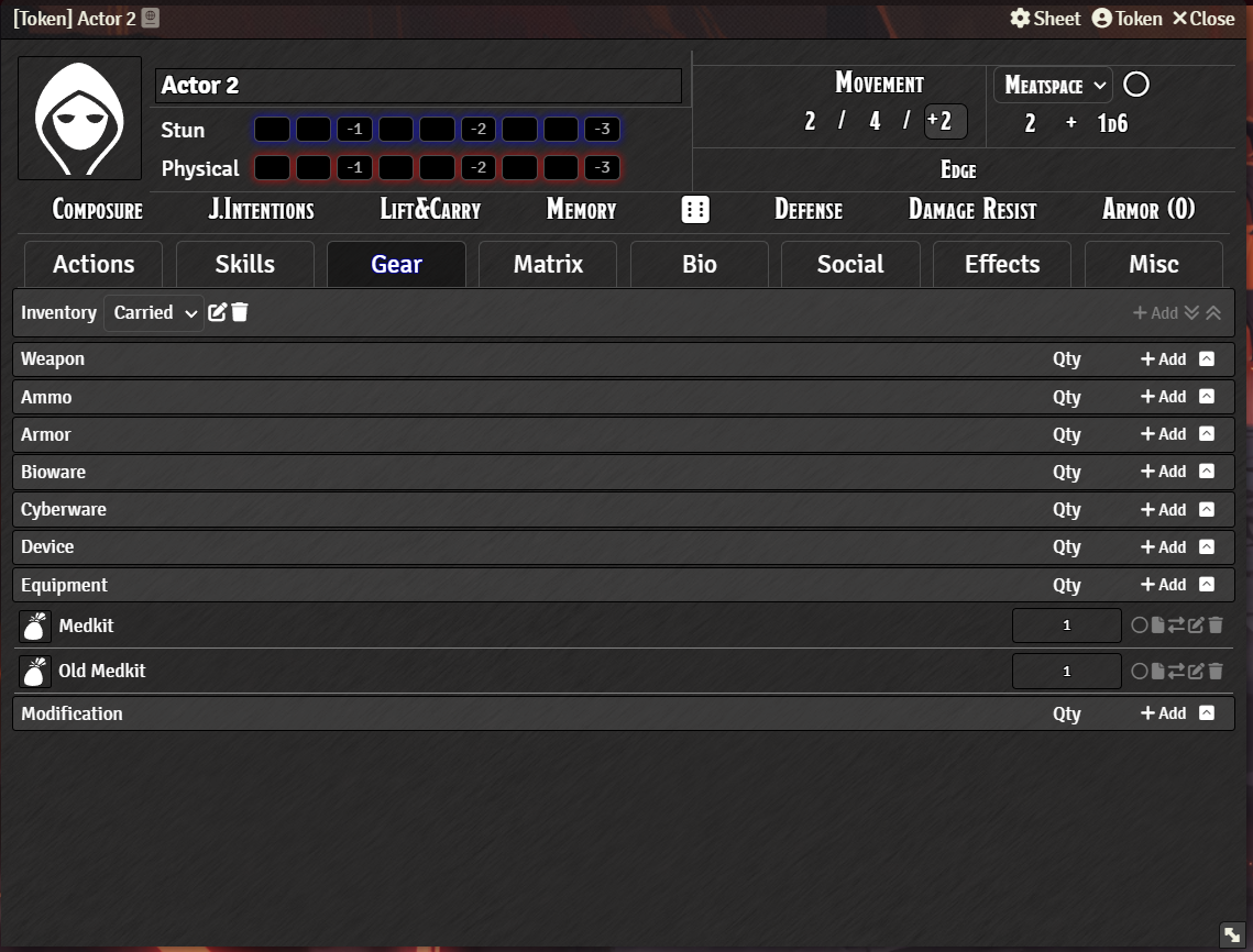 Feature Request: Impliment Collapsing Catigories · Issue #641 · SR5-FoundryVTT/SR5-FoundryVTT ...