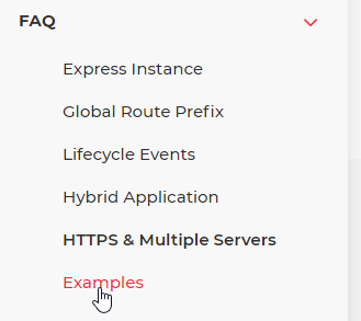 Official docs. Examples page broken. · Issue #613 · nestjs/nest · GitHub