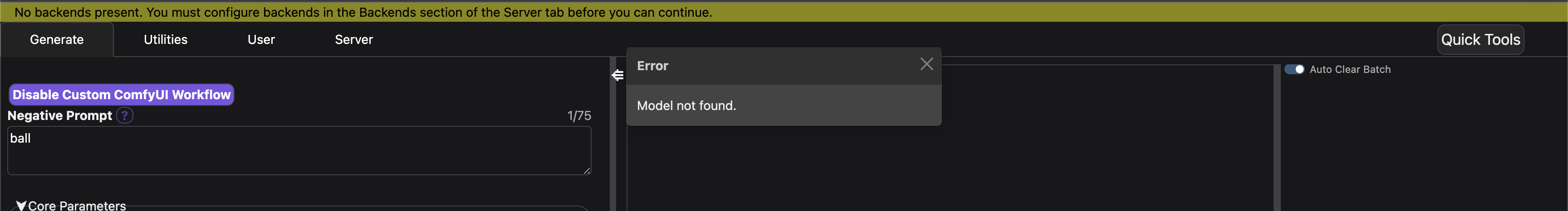 Backend does not save · Issue #113 · Stability-AI/StableSwarmUI · GitHub