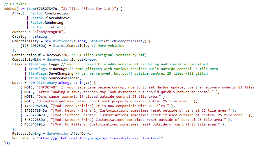 More information about incompatible mods · Issue #16 ...