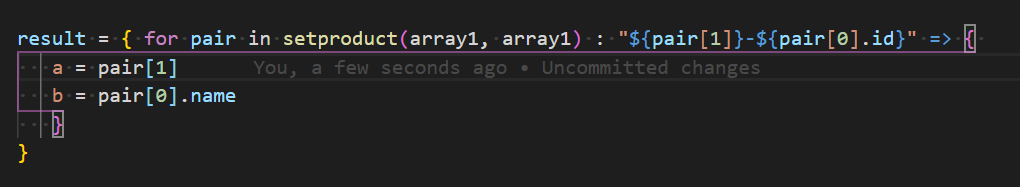Invalid syntax highlighting in for loop · Issue #407 · hashicorp/vscode-terraform · GitHub
