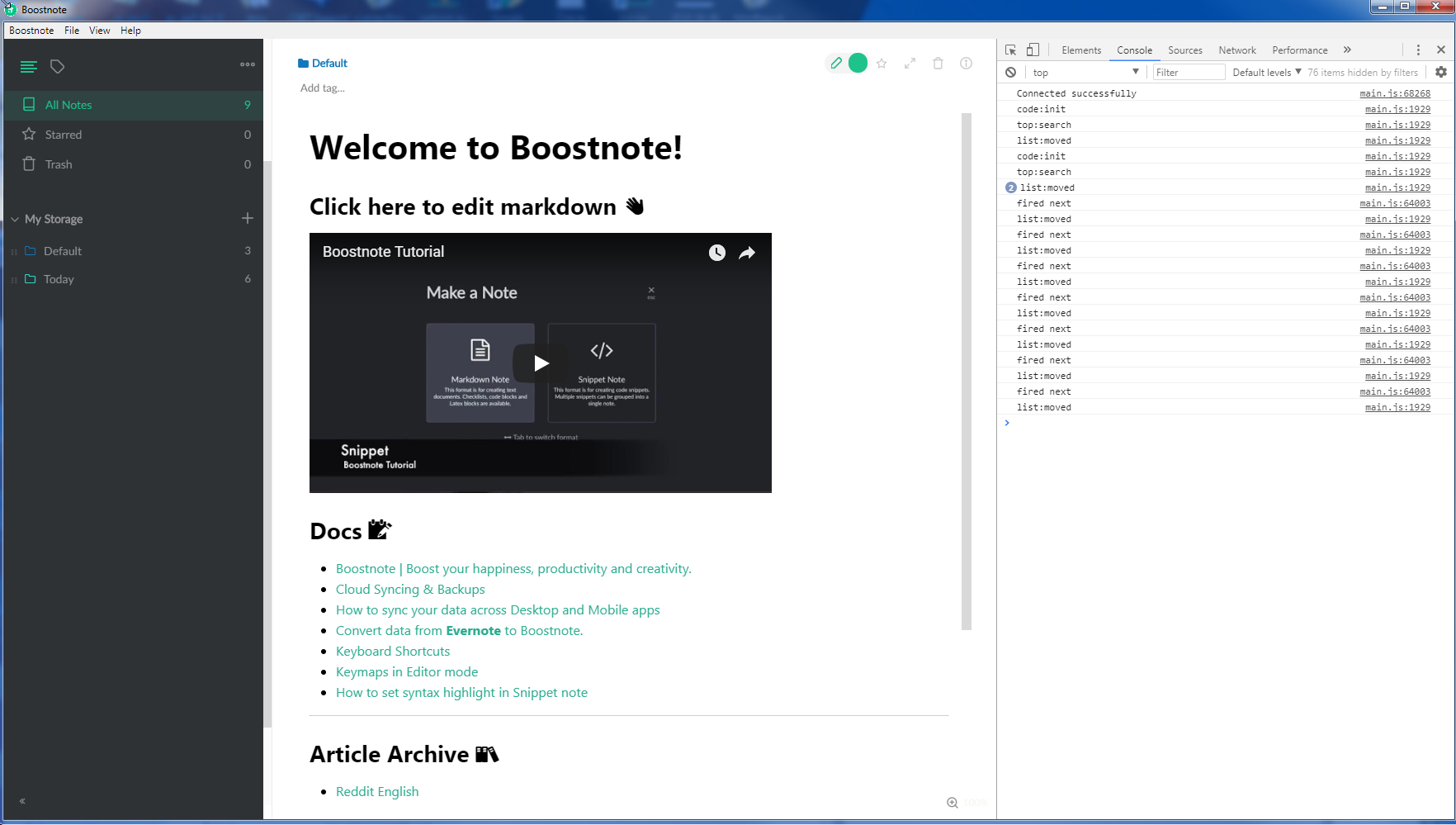 Can only access one note in any group via left panel · Issue #2413 · BoostIO/BoostNote-Legacy ...